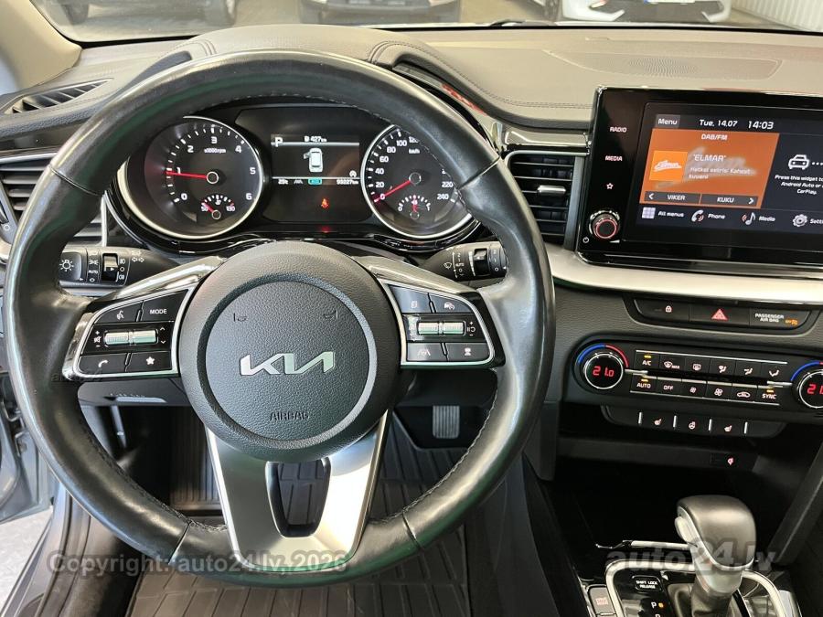 Grey Kia Ceed 2022 in Tallinn, with an engine capacity of 1.60 L and mileage of 93 thousand km for 16500 €, photo 11 on AUTOMOTO.COM.LV