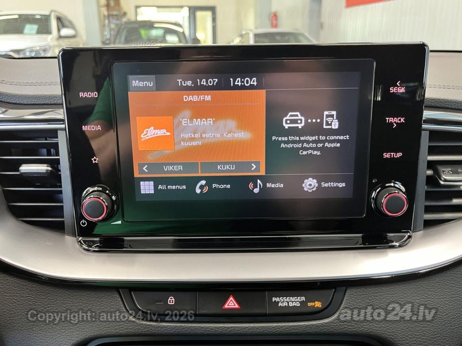 Grey Kia Ceed 2022 in Tallinn, with an engine capacity of 1.60 L and mileage of 93 thousand km for 16500 €, photo 14 on AUTOMOTO.COM.LV