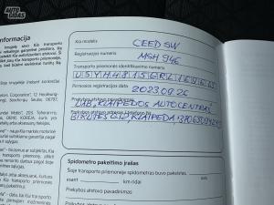 Серый Киа Сид 2023 в Авиженяй, объемом двигателя 1.50 л и пробегом 76 тыс. км за 17500 €, фото 28 на AUTOMOTO.COM.LV
