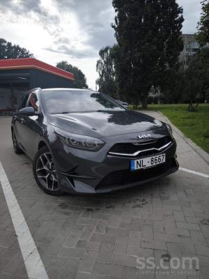 Grey Kia Ceed 2023 in Riga, with an engine capacity of 1.50 L and mileage of 66 thousand km for 15500 €, photo  on AUTOMOTO.COM.LV