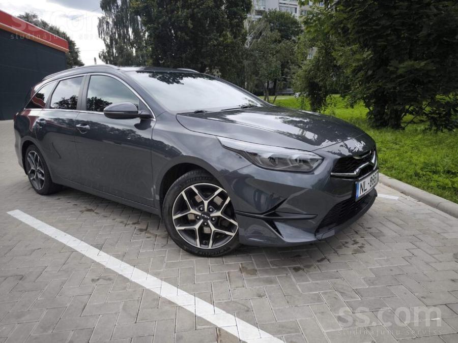 Grey Kia Ceed 2023 in Riga, with an engine capacity of 1.50 L and mileage of 66 thousand km for 15500 €, photo 17 on AUTOMOTO.COM.LV