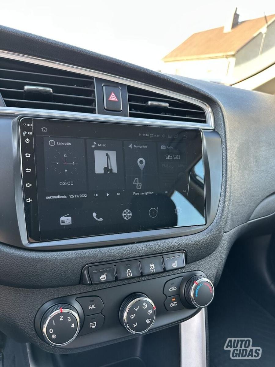 Kia Ceed 2017 in Pabrade, with an engine capacity of 1.40 L and mileage of 182 thousand km for 7100 €, photo 11 on AUTOMOTO.COM.LV