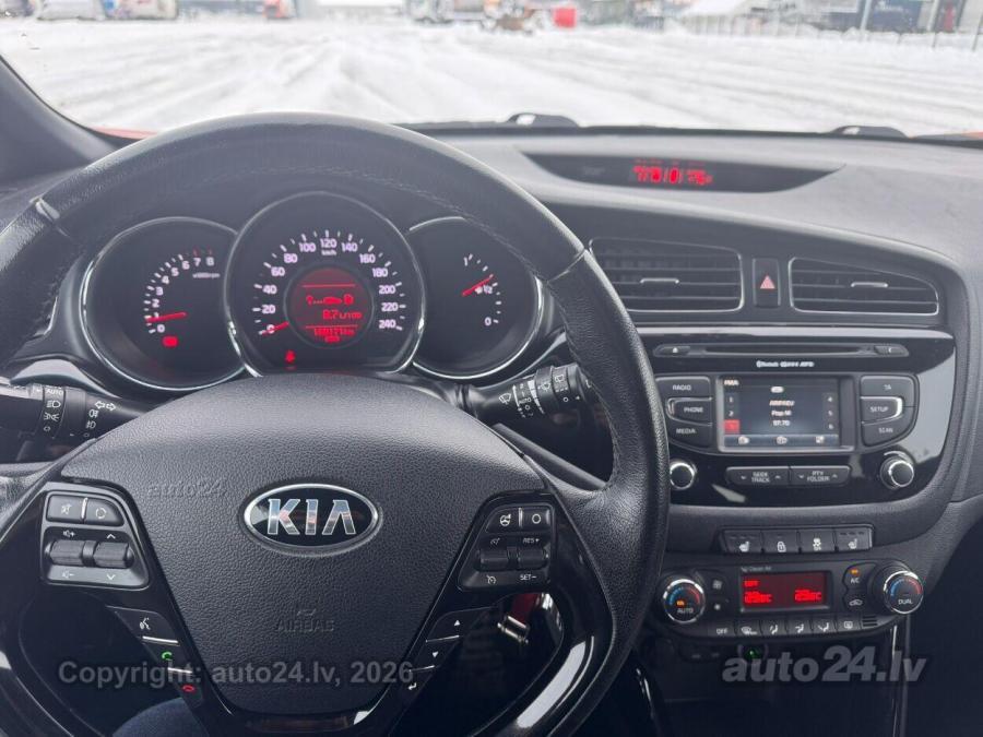 Oranžs Kia Ceed 2013 Tartu, ar dzinēja tilpumu 1.60 L un nobraukumu 160 tūkst. km par 6800 €, foto 6 vietnē AUTOMOTO.COM.LV