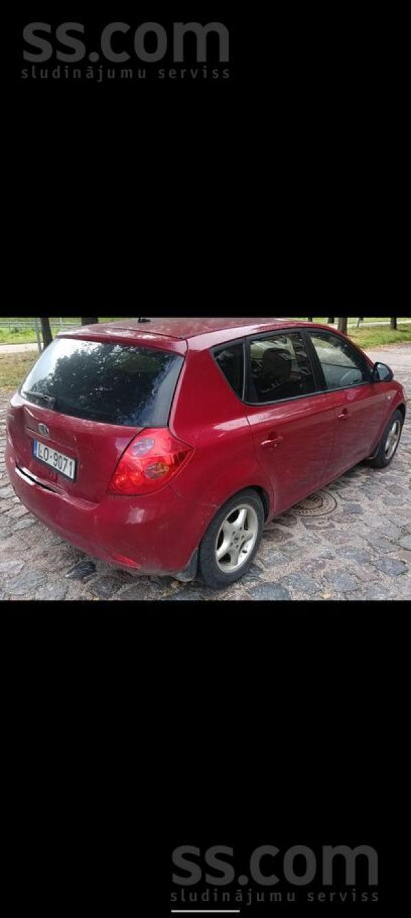 Sarkans Kia Ceed 2007 Rīga, ar dzinēja tilpumu 1.40 L un nobraukumu 0 tūkst. km par 550 €, foto 3 vietnē AUTOMOTO.COM.LV