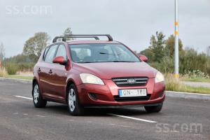 Sarkans Kia Ceed 2007 Jelgava, ar dzinēja tilpumu 1.40 L un nobraukumu 251 tūkst. km par 1950 €, foto  vietnē AUTOMOTO.COM.LV