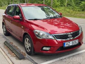 Красный Киа Сид 2012 в Рига, объемом двигателя 1.40 л и пробегом 94 тыс. км за 4500 €, фото  на AUTOMOTO.COM.LV