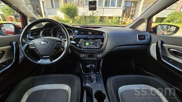 Sarkans Kia Ceed 2015 Liepāja, ar dzinēja tilpumu 1.60 L un nobraukumu 99 tūkst. km par 6800 €, foto 5 vietnē AUTOMOTO.COM.LV
