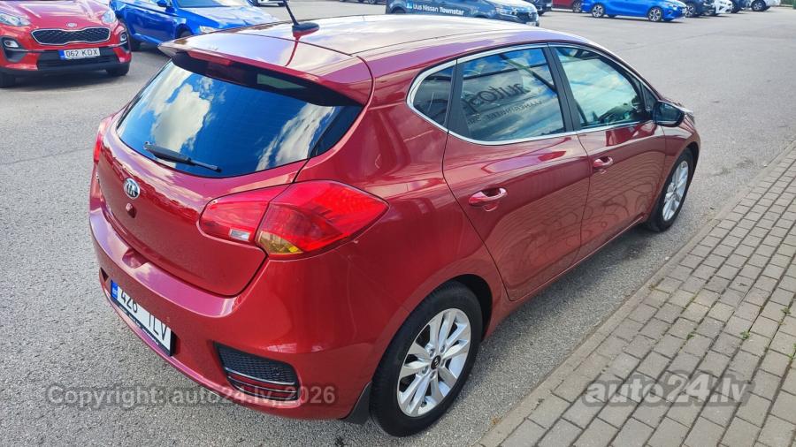 Sarkans Kia Ceed 2016 Tartu, ar dzinēja tilpumu 1.60 L un nobraukumu 88 tūkst. km par 9990 €, foto 5 vietnē AUTOMOTO.COM.LV
