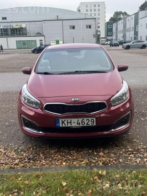 Red Kia Ceed 2016 in Riga, with an engine capacity of 1.60 L and mileage of 211 thousand km for 4400 €, photo  on AUTOMOTO.COM.LV
