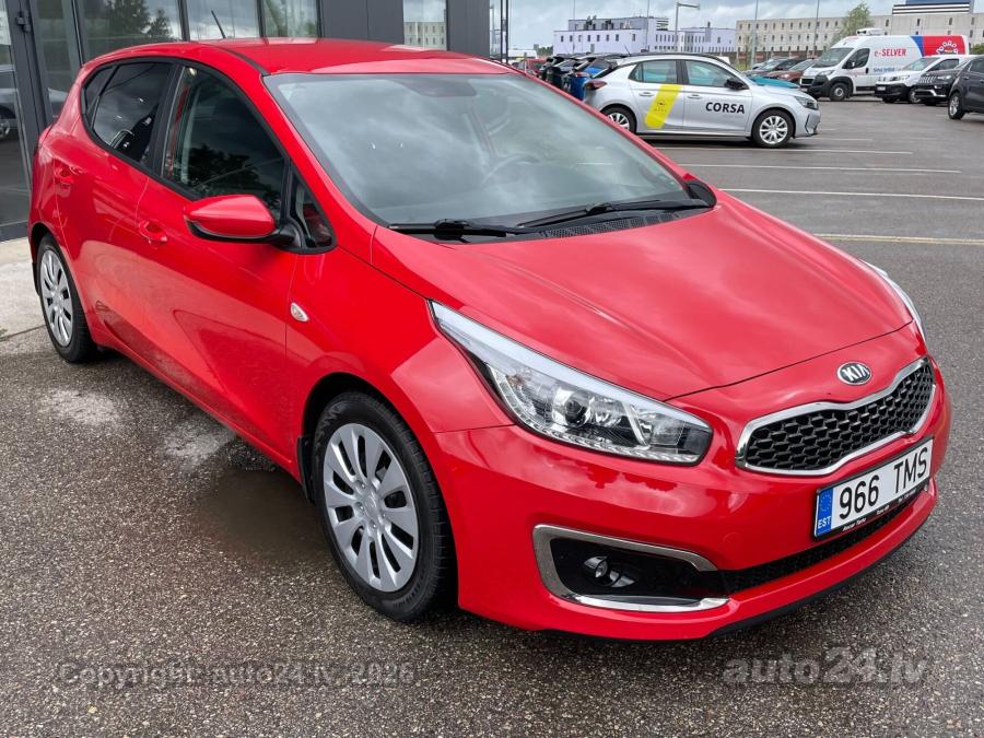 Sarkans Kia Ceed 2017 Tartu, ar dzinēja tilpumu 1.60 L un nobraukumu 88 tūkst. km par 8490 €, foto 4 vietnē AUTOMOTO.COM.LV