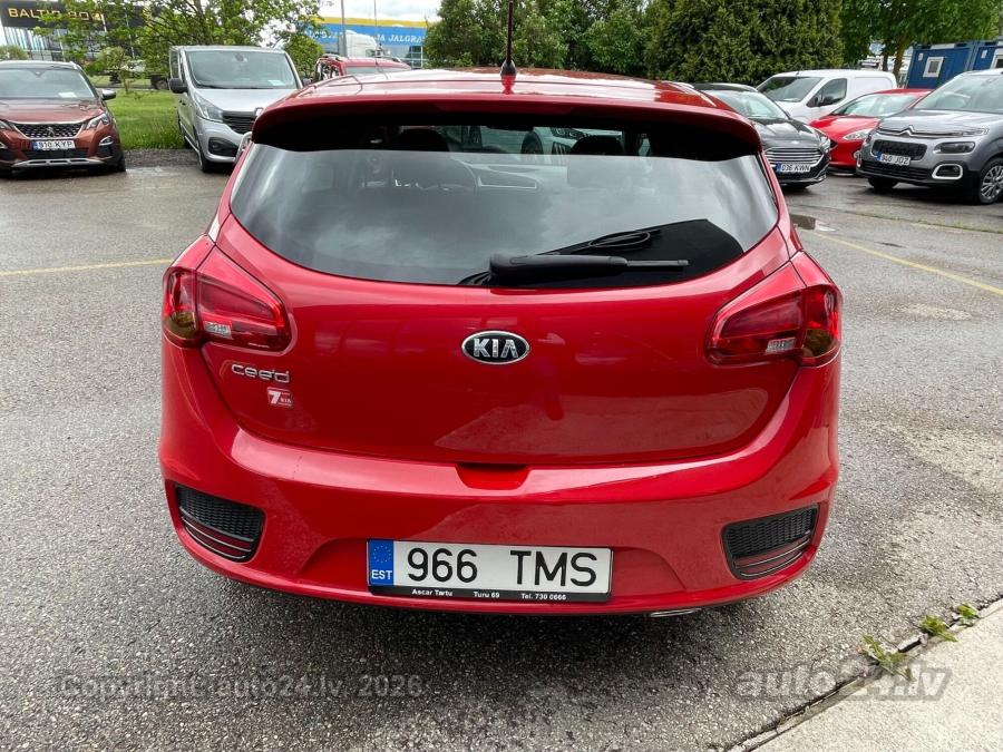Sarkans Kia Ceed 2017 Tartu, ar dzinēja tilpumu 1.60 L un nobraukumu 88 tūkst. km par 8490 €, foto 7 vietnē AUTOMOTO.COM.LV