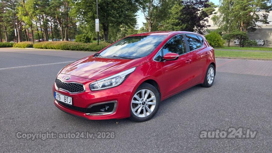 Red Kia Ceed 2017 in Tallinn, with an engine capacity of 1.60 L and mileage of 168 thousand km for 6990 €, photo 1 on AUTOMOTO.COM.LV