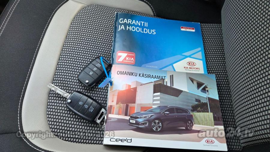 Red Kia Ceed 2017 in Tallinn, with an engine capacity of 1.60 L and mileage of 168 thousand km for 6990 €, photo 22 on AUTOMOTO.COM.LV