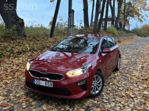 Red Kia Ceed 2019 in Riga, with an engine capacity of 1.00 L and mileage of 0 thousand km for 9300 €, photo  on AUTOMOTO.COM.LV