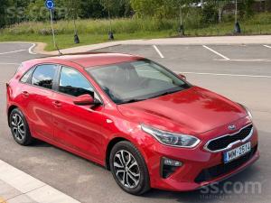 Sarkans Kia Ceed 2020 Rīga, ar dzinēja tilpumu 1.60 L un nobraukumu 161 tūkst. km par 8900 €, foto  vietnē AUTOMOTO.COM.LV
