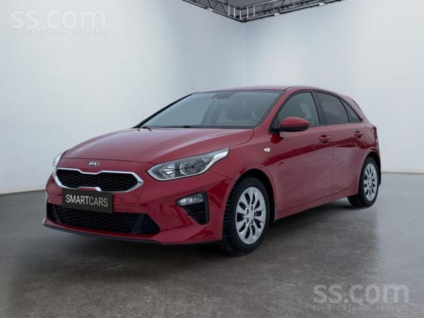 Red Kia Ceed 2021 in Riga, with an engine capacity of 1.00 L and mileage of 79 thousand km for 9650 €, photo 1 on AUTOMOTO.COM.LV
