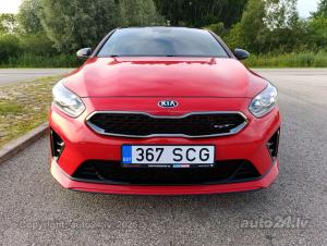 Red Kia Ceed 2021 in Voru, with an engine capacity of 1.60 L and mileage of 77 thousand km for 19700 €, photo  on AUTOMOTO.COM.LV