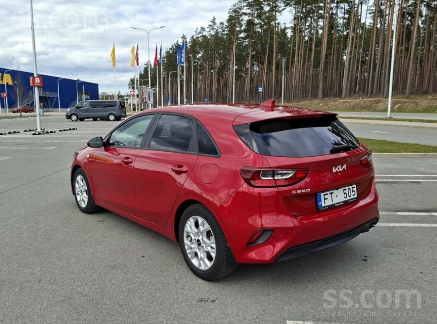 Красный Киа Сид 2023 в Рига, объемом двигателя 1.50 л и пробегом 19 тыс. км за 16500 €, фото 5 на AUTOMOTO.COM.LV