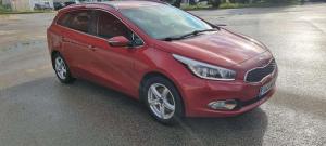 Red Kia Ceed 2015 in Siauliai, with an engine capacity of 1.59 L and mileage of 218 thousand km for 5250 €, photo  on AUTOMOTO.COM.LV