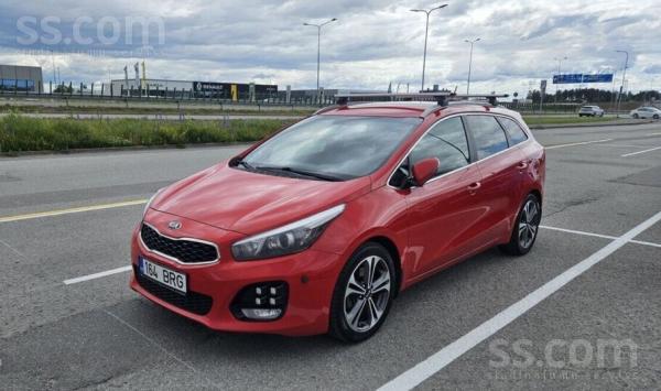 Red Kia Ceed 2016 in Valka, with an engine capacity of 1.60 L and mileage of 186 thousand km for 8900 €, photo 1 on AUTOMOTO.COM.LV