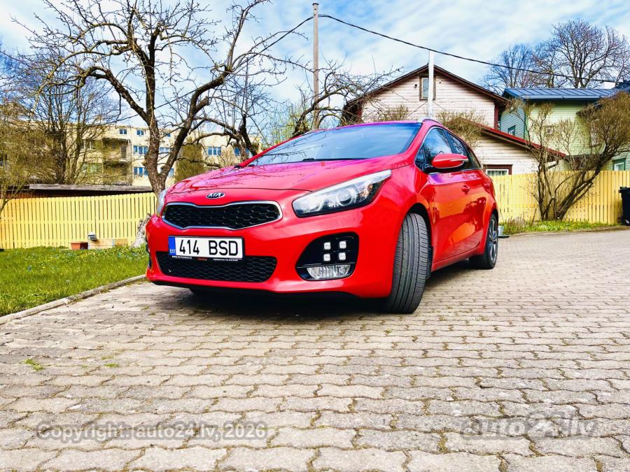 Red Kia Ceed 2016 in Tallinn, with an engine capacity of 1.00 L and mileage of 169 thousand km for 7999 €, photo 1 on AUTOMOTO.COM.LV