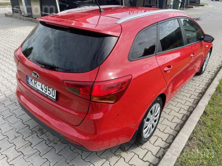 Sarkans Kia Ceed 2017 Jelgava, ar dzinēja tilpumu 1.60 L un nobraukumu 180 tūkst. km par 5250 €, foto 6 vietnē AUTOMOTO.COM.LV