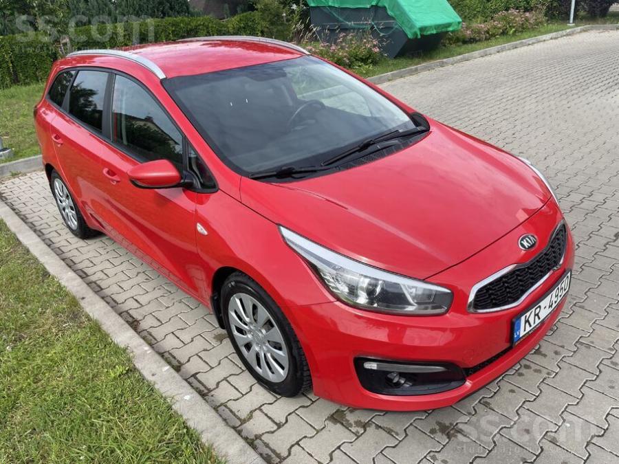 Sarkans Kia Ceed 2017 Jelgava, ar dzinēja tilpumu 1.60 L un nobraukumu 180 tūkst. km par 5250 €, foto 8 vietnē AUTOMOTO.COM.LV