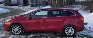 Red Kia Ceed 2017 in Vilnius, with an engine capacity of 1.58 L and mileage of 217 thousand km for 5800 €, photo 6 on AUTOMOTO.COM.LV