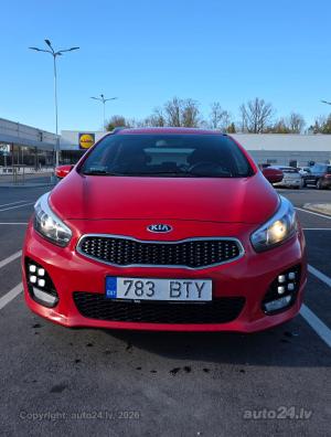 Red Kia Ceed 2017 in Tallinn, with an engine capacity of 1.60 L and mileage of 240 thousand km for 9500 €, photo  on AUTOMOTO.COM.LV