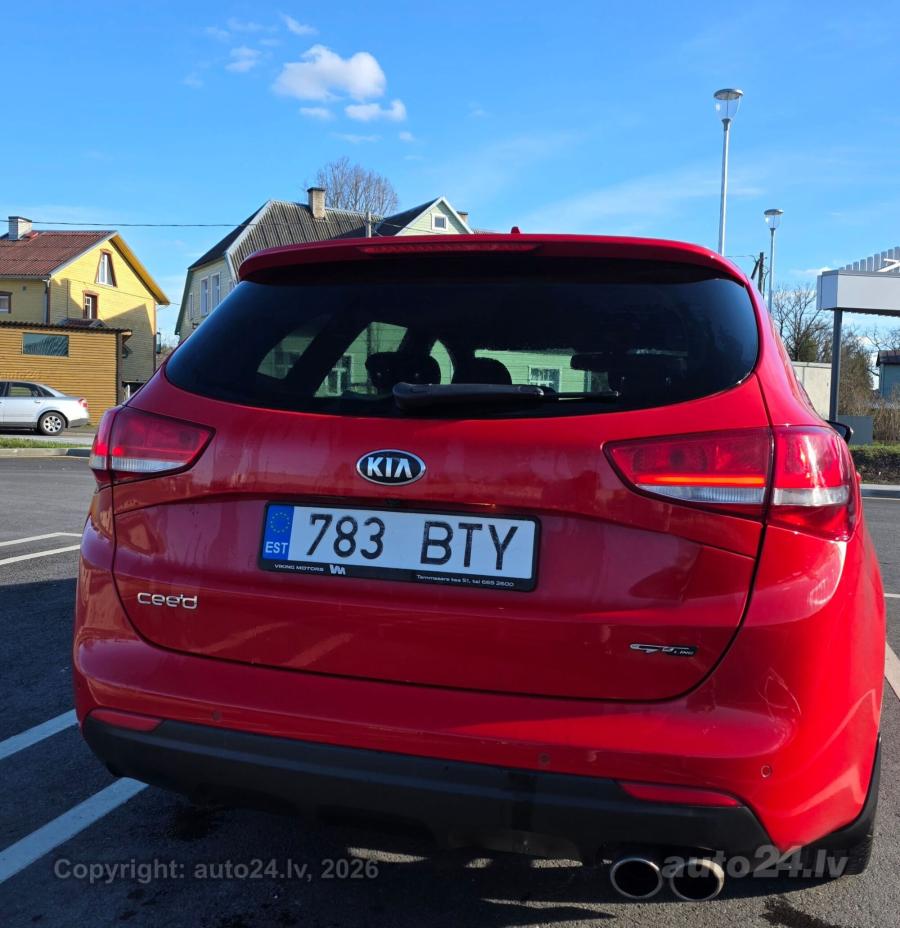 Sarkans Kia Ceed 2017 Tallina, ar dzinēja tilpumu 1.60 L un nobraukumu 240 tūkst. km par 9500 €, foto 5 vietnē AUTOMOTO.COM.LV