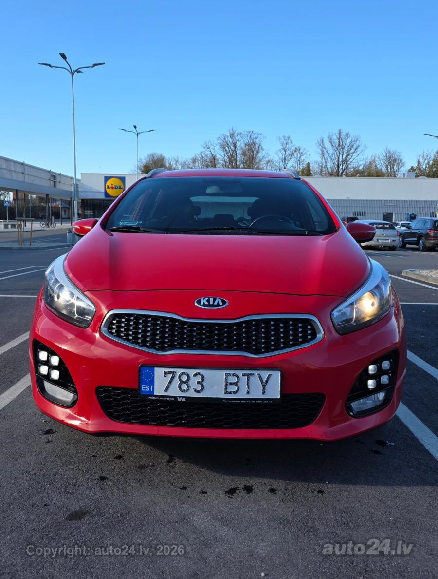 Sarkans Kia Ceed 2017 Tallina, ar dzinēja tilpumu 1.60 L un nobraukumu 240 tūkst. km par 9500 €, foto 1 vietnē AUTOMOTO.COM.LV