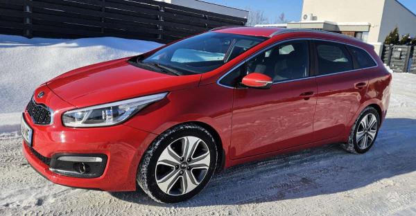 Sarkans Kia Ceed 2018 Viļņa, ar dzinēja tilpumu 1.60 L un nobraukumu 87 tūkst. km par 9400 €, foto 2 vietnē AUTOMOTO.COM.LV