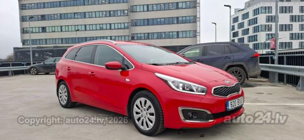 Sarkans Kia Ceed 2018 Tallina, ar dzinēja tilpumu 1.60 L un nobraukumu 161 tūkst. km par 8790 €, foto 1 vietnē AUTOMOTO.COM.LV