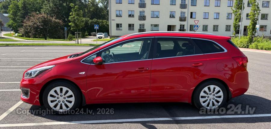 Red Kia Ceed 2018 in Rakvere, with an engine capacity of 1.60 L and mileage of 165 thousand km for 7499 €, photo 3 on AUTOMOTO.COM.LV