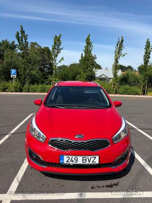 Red Kia Ceed 2018 in Rakvere, with an engine capacity of 1.60 L and mileage of 165 thousand km for 7499 €, photo 4 on AUTOMOTO.COM.LV