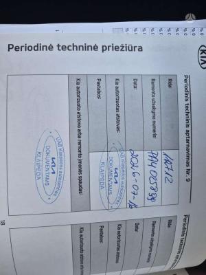 Красный Киа Сид 2018 в Клайпеда, объемом двигателя 1.59 л и пробегом 119 тыс. км за 9200 €, фото 18 на AUTOMOTO.COM.LV