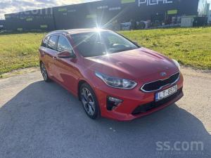 Red Kia Ceed 2019 in Riga, with an engine capacity of 1.40 L and mileage of 230 thousand km for 8200 €, photo 3 on AUTOMOTO.COM.LV