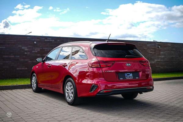 Sarkans Kia Ceed 2019 Marijampole, ar dzinēja tilpumu 1.37 L un nobraukumu 170 tūkst. km par 8950 €, foto 8 vietnē AUTOMOTO.COM.LV