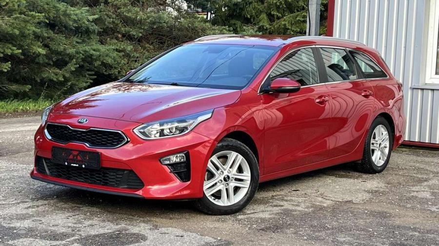 Sarkans Kia Ceed 2020 Ukmergė, ar dzinēja tilpumu 1.00 L un nobraukumu 159 tūkst. km par 8200 €, foto 1 vietnē AUTOMOTO.COM.LV