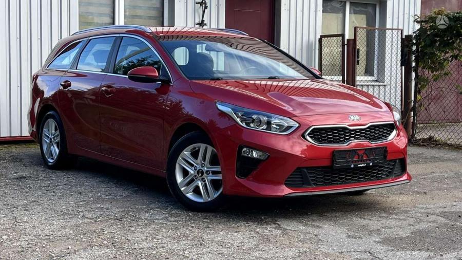 Sarkans Kia Ceed 2020 Ukmergė, ar dzinēja tilpumu 1.00 L un nobraukumu 159 tūkst. km par 8200 €, foto 3 vietnē AUTOMOTO.COM.LV