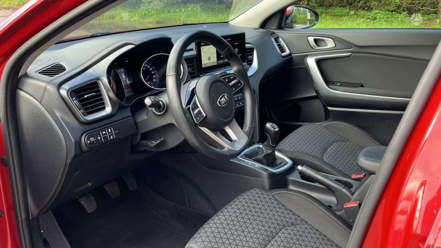 Sarkans Kia Ceed 2020 Ukmergė, ar dzinēja tilpumu 1.00 L un nobraukumu 159 tūkst. km par 8200 €, foto 8 vietnē AUTOMOTO.COM.LV