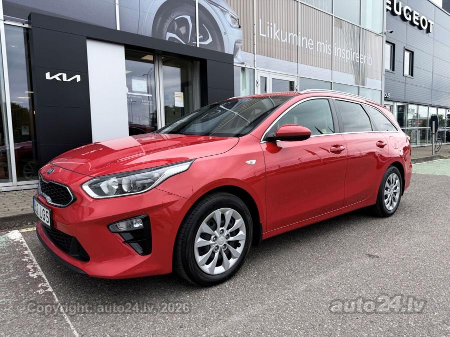 Red Kia Ceed 2021 in Tallinn, with an engine capacity of 1.60 L and mileage of 129 thousand km for 13900 €, photo 1 on AUTOMOTO.COM.LV