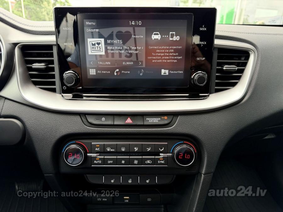 Red Kia Ceed 2021 in Tallinn, with an engine capacity of 1.60 L and mileage of 129 thousand km for 13900 €, photo 9 on AUTOMOTO.COM.LV