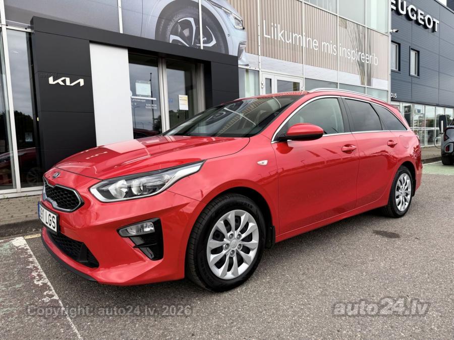 Red Kia Ceed 2021 in Tallinn, with an engine capacity of 1.60 L and mileage of 129 thousand km for 13900 €, photo 1 on AUTOMOTO.COM.LV