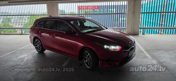 Red Kia Ceed 2024 in Parnu, with an engine capacity of 1.50 L and mileage of 15 thousand km for 27300 €, photo 2 on AUTOMOTO.COM.LV