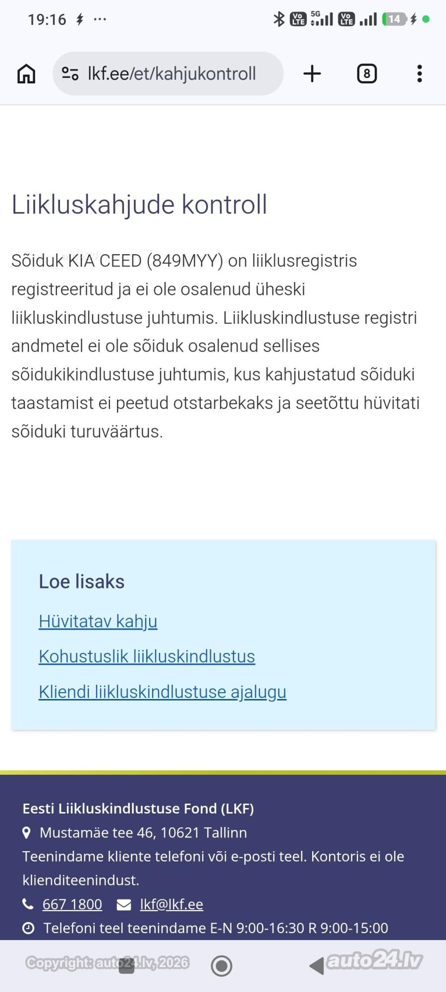 Sarkans Kia Ceed 2024 Pērnava, ar dzinēja tilpumu 1.50 L un nobraukumu 15 tūkst. km par 27300 €, foto 15 vietnē AUTOMOTO.COM.LV
