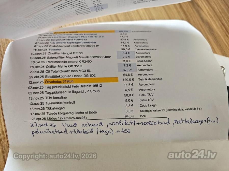 Киа Сид 2013 в Тарту, объемом двигателя 1.60 л и пробегом 325 тыс. км за 5700 €, фото 18 на AUTOMOTO.COM.LV