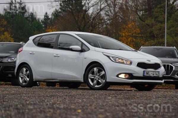 White Kia Ceed 2013 in Riga, with an engine capacity of 1.40 L and mileage of 252 thousand km for 3990 €, photo 2 on AUTOMOTO.COM.LV