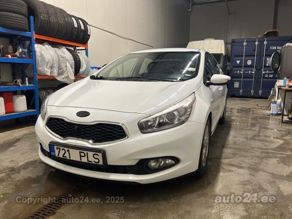 White Kia Ceed 2013 in Tallinn, with an engine capacity of 1.60 L and mileage of 121 thousand km for 6500 €, photo 1 on AUTOMOTO.COM.LV