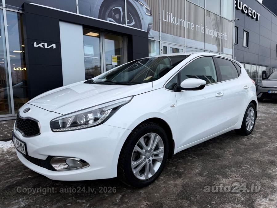 White Kia Ceed 2014 in Tallinn, with an engine capacity of 1.40 L and mileage of 198 thousand km for 5900 €, photo 1 on AUTOMOTO.COM.LV